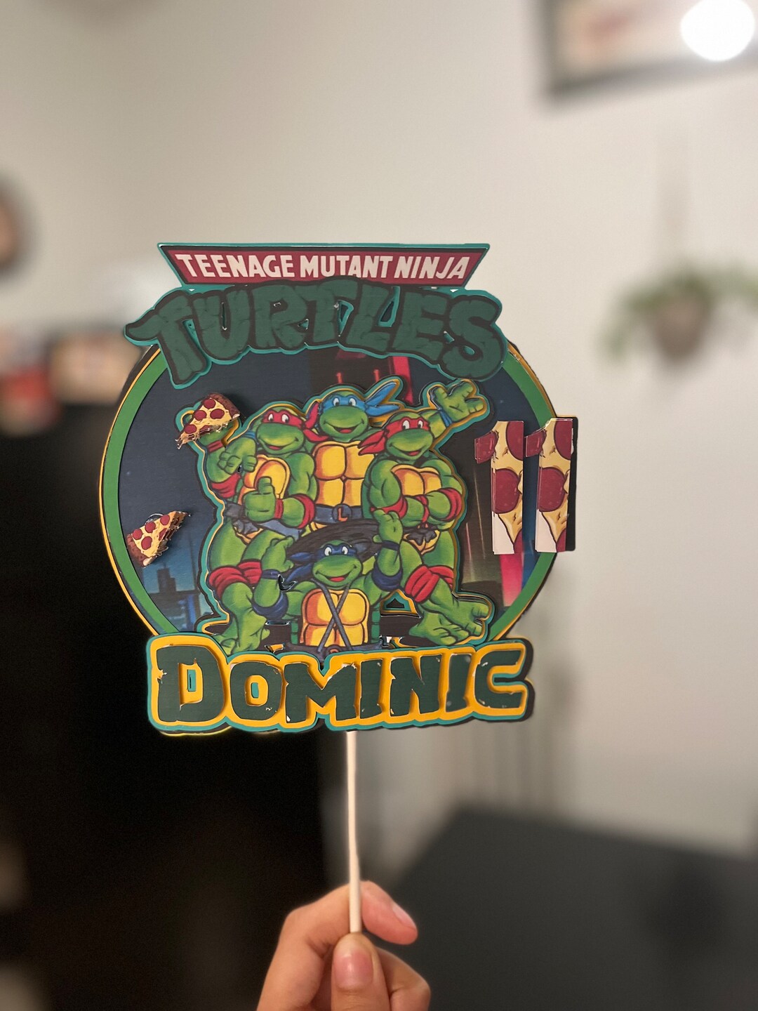 Ninja Turtle Cake Topper - Etsy