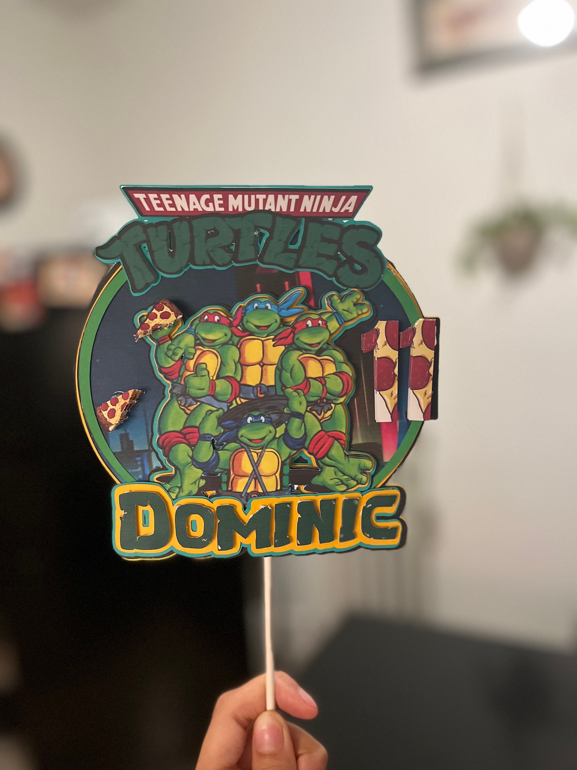 Ninja Turtle Cake Topper - Etsy
