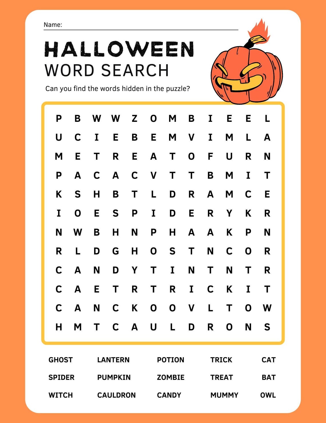 Spooky Fun Halloween Games – Printable Fun for All Ages! - Etsy