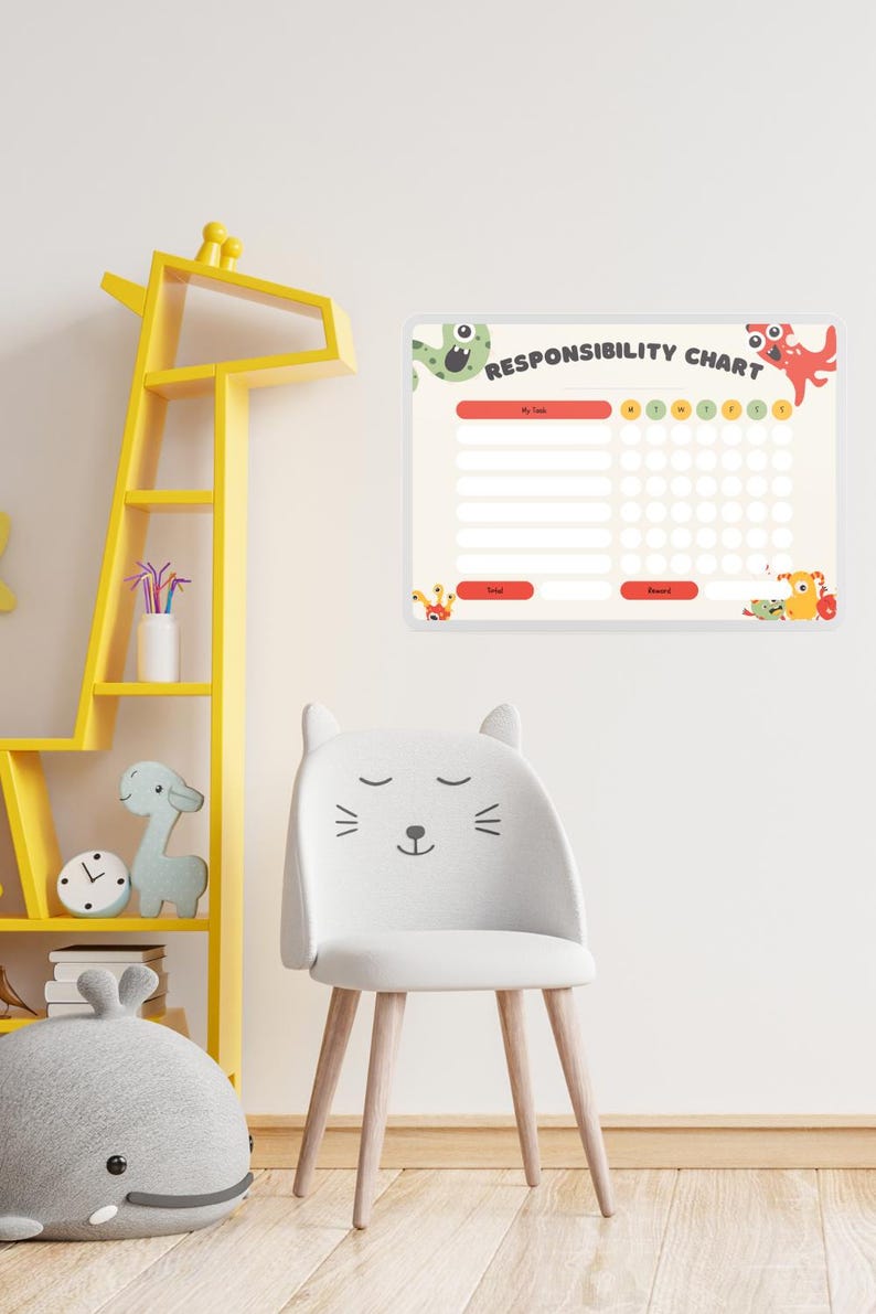 Kid-friendly Chore Chart! - Etsy