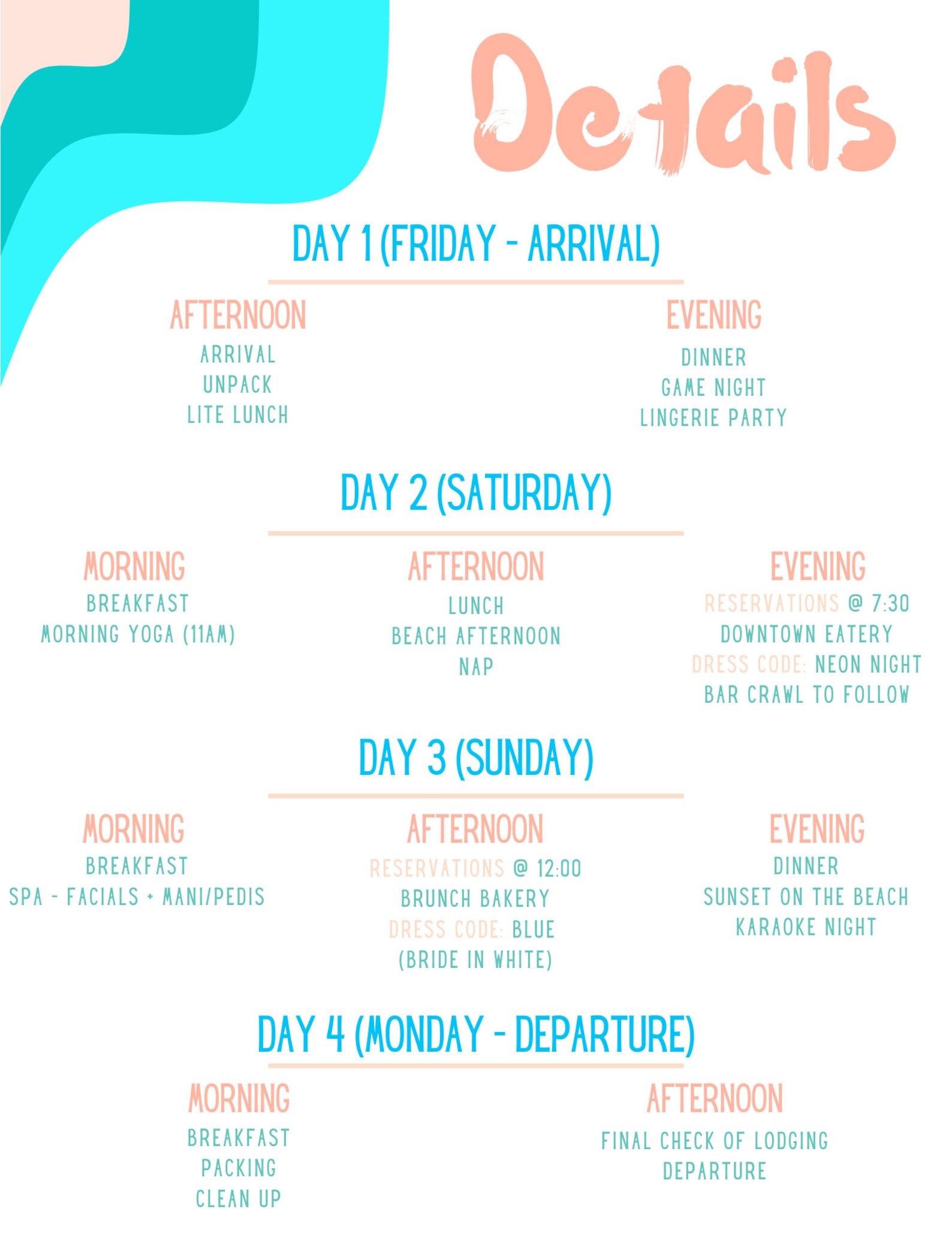 Last Splash Bach Bash! Custom Signage - Etsy