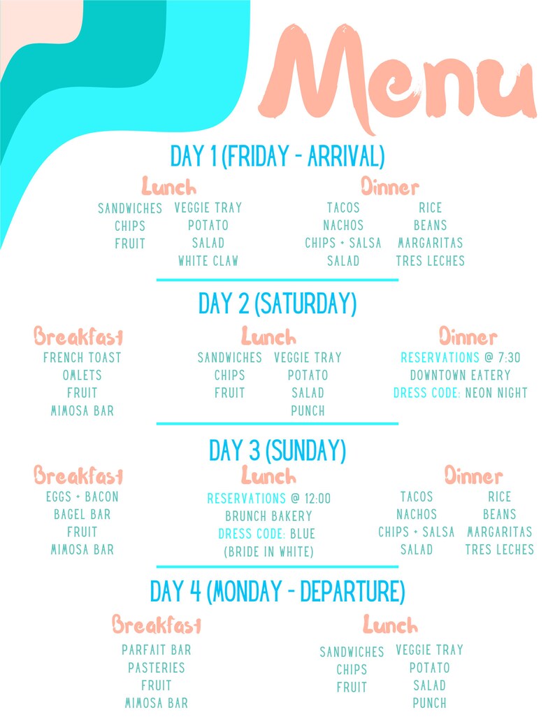 Last Splash Bach Bash Custom Signage - Etsy