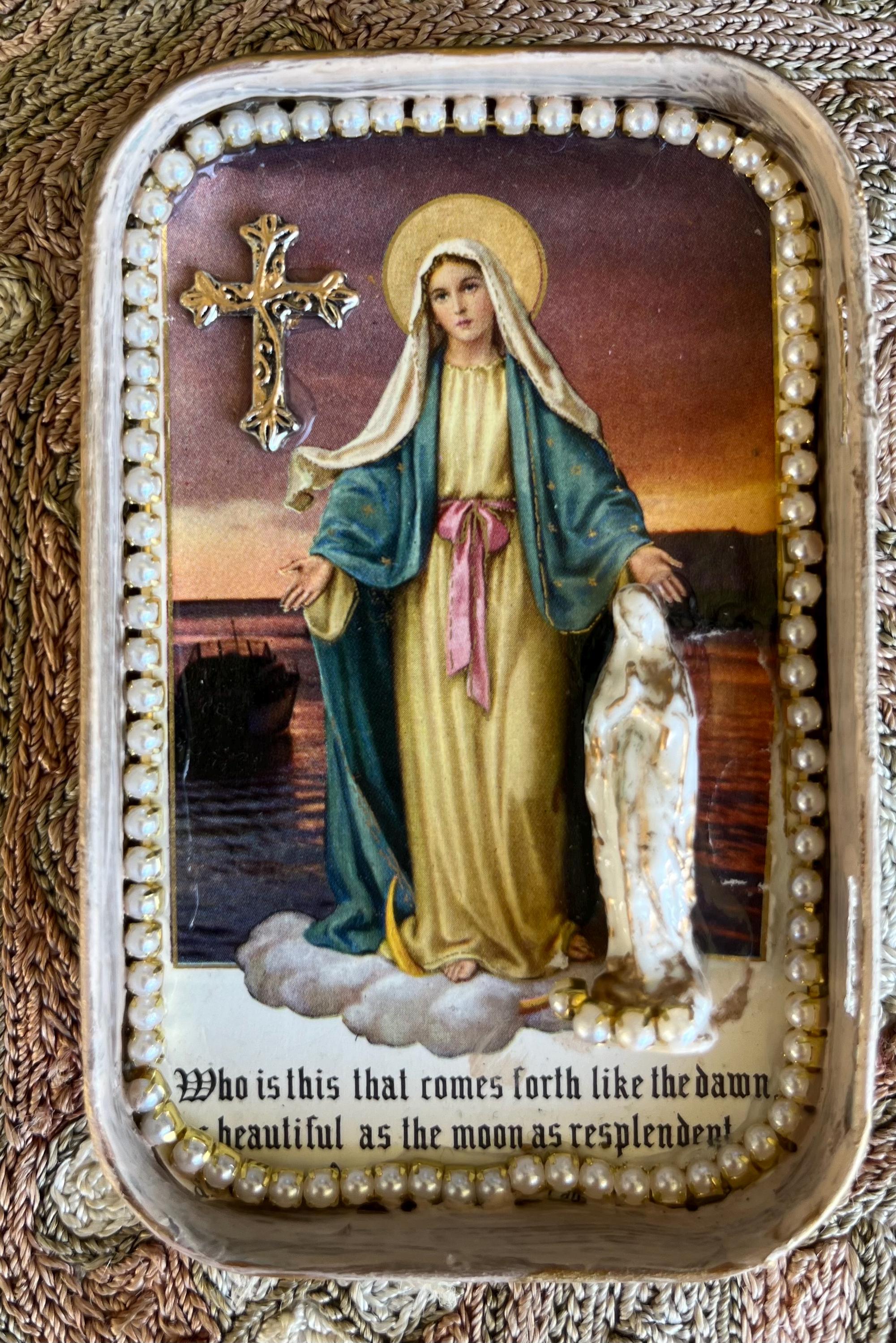 Pocket Prayer Shrine Holy Jesus Lord and Savior Praying Jesus, Altered ...