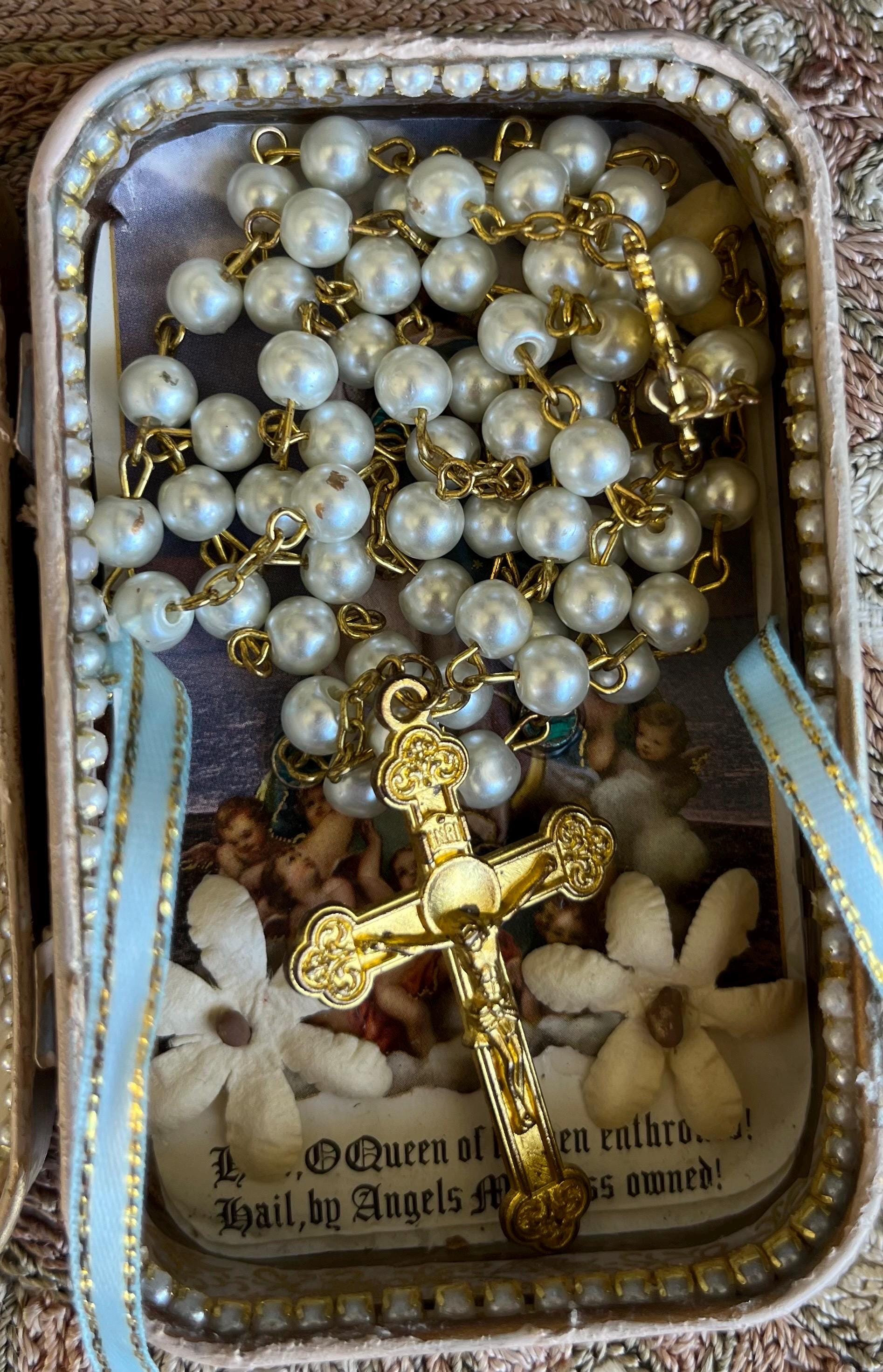 Pocket Prayer Shrine Holy Jesus Lord and Savior Praying Jesus, Altered ...