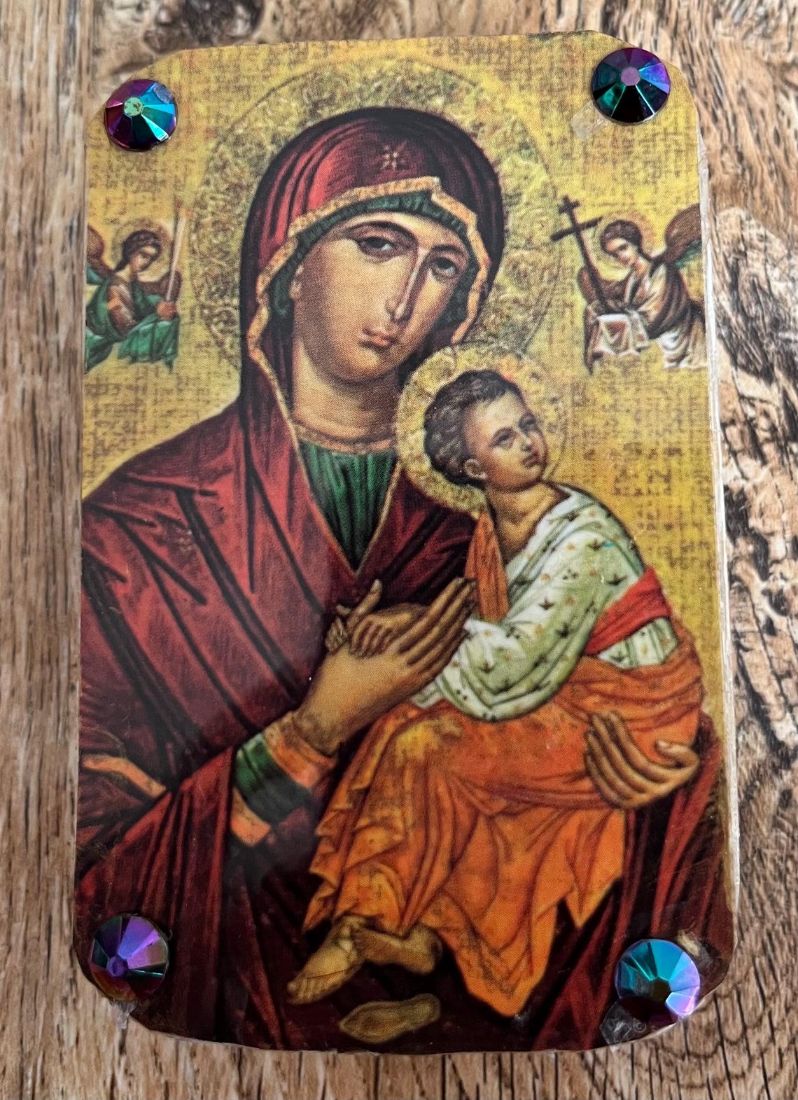 Pocket Prayer Shrine Holy Mother the Virgin Mary, Altered Altoid Tin ...