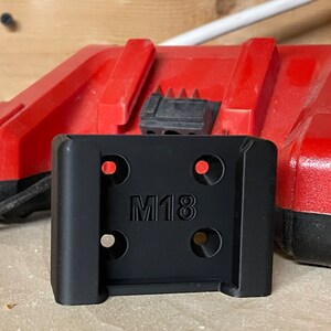 Milwaukee M18 Battery Holder - 3D Printed Tool Organizer - Etsy