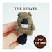 Pattern Crochet THE BEAVER ,english Crochet Pattern, Pattern Keychain ...