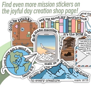 Custom Missionary Sticker Pack Book of Mormon Sticker LDS Missionary ...