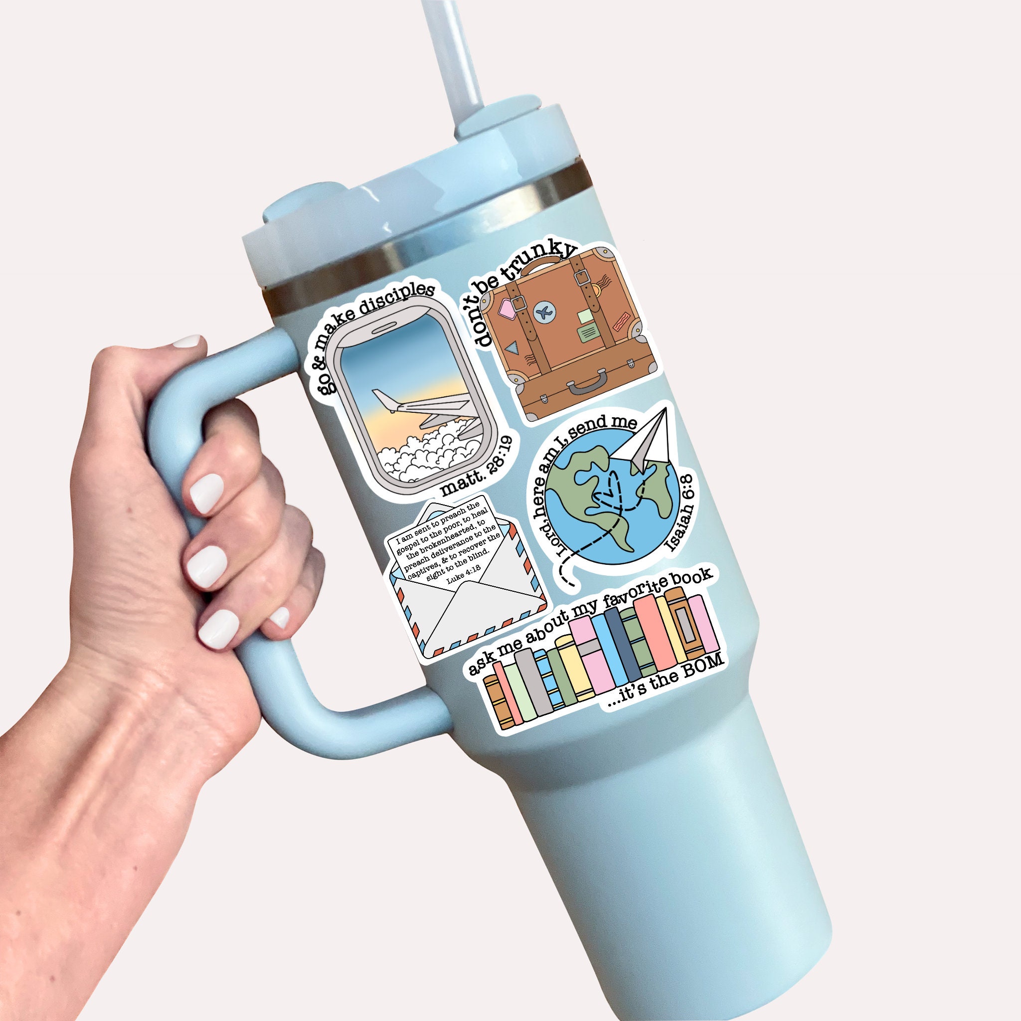 Custom LDS Missionary Sticker Pack Missionary Gift Ideas Preach the ...