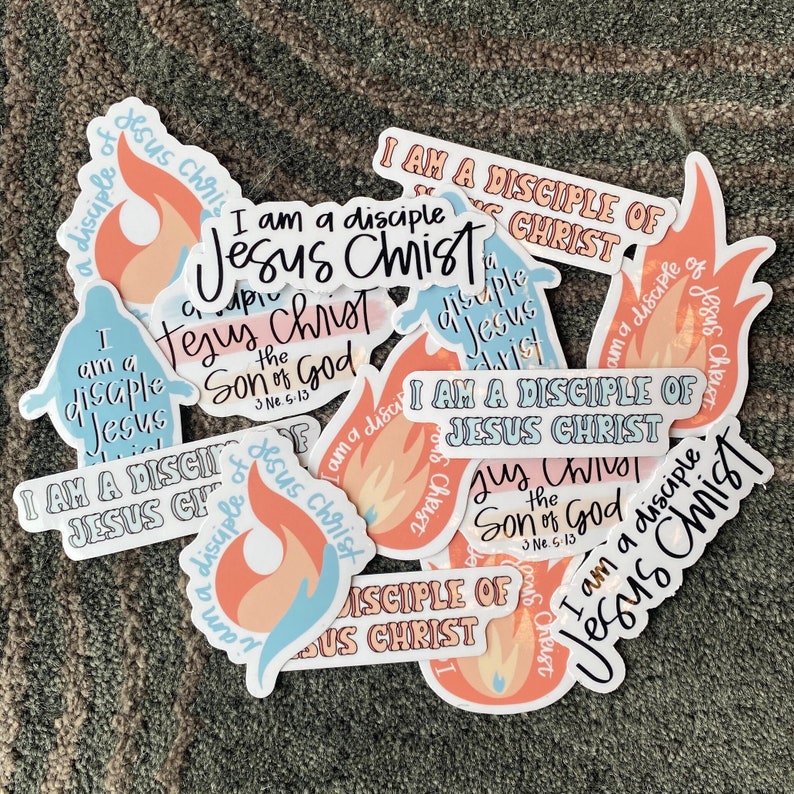 2024 LDS Youth Theme Sticker Pack I Am a Disciple of Jesus Christ ...