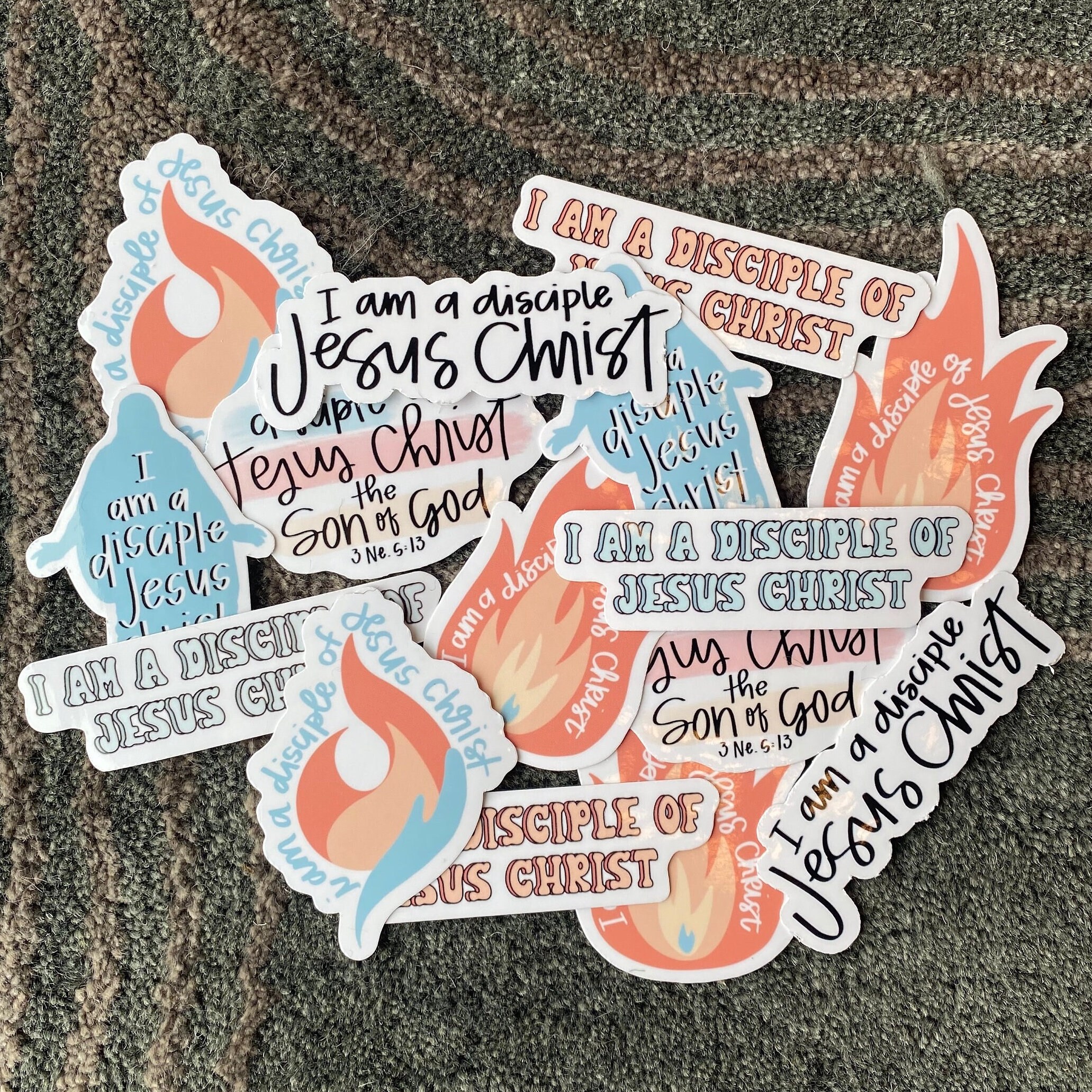 2024 LDS Youth Theme Sticker Pack I Am a Disciple of Jesus Christ ...