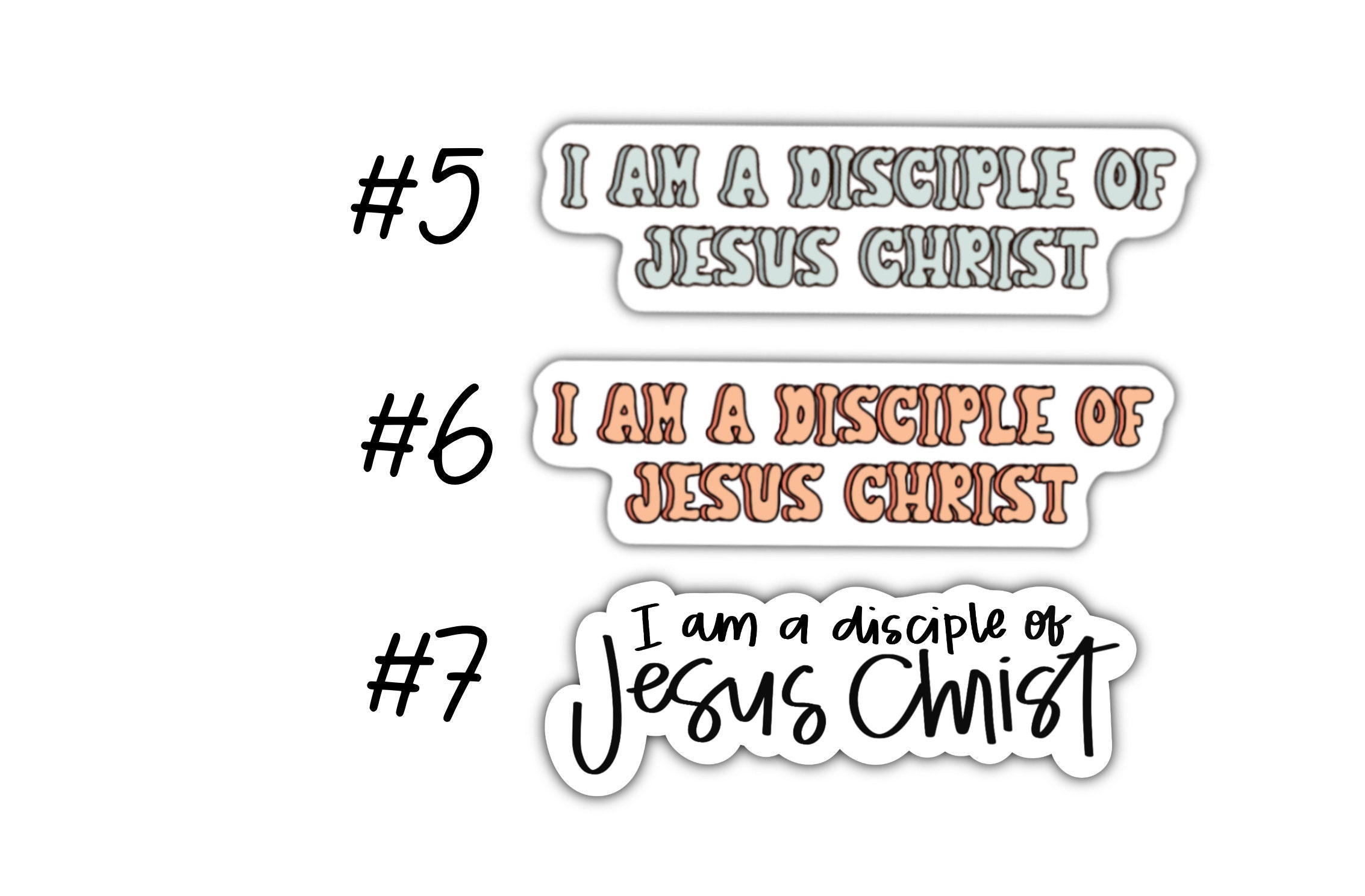 2024 LDS Youth Theme Sticker Pack I Am a Disciple of Jesus Christ ...