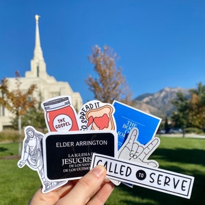 Custom Missionary Sticker Pack Book of Mormon Sticker LDS Missionary ...