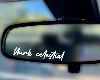 Think Celestial Sticker - Etsy