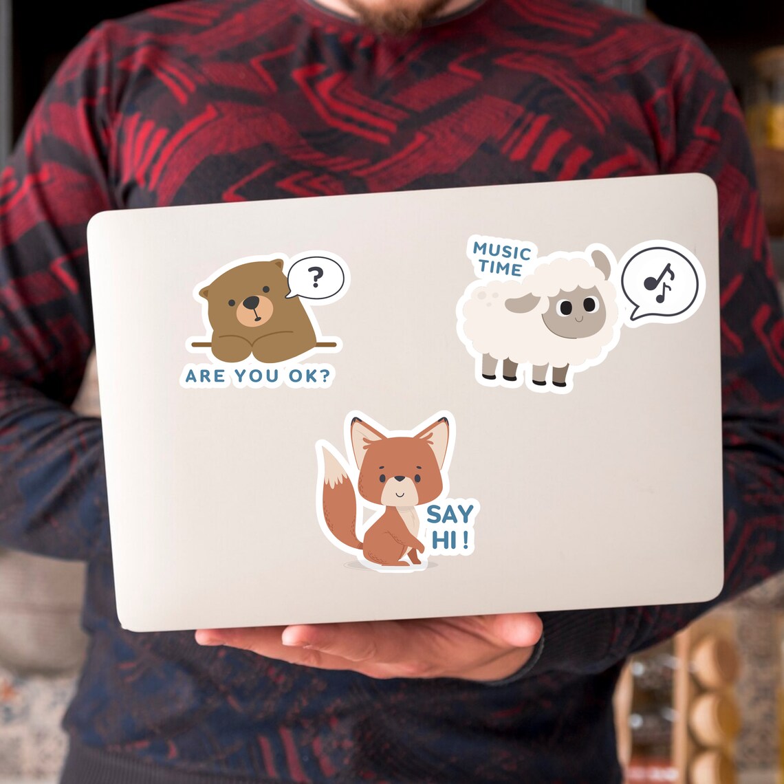 Cute Animal Digital Sticker PNG, Digital Sticker PNG Format for ...