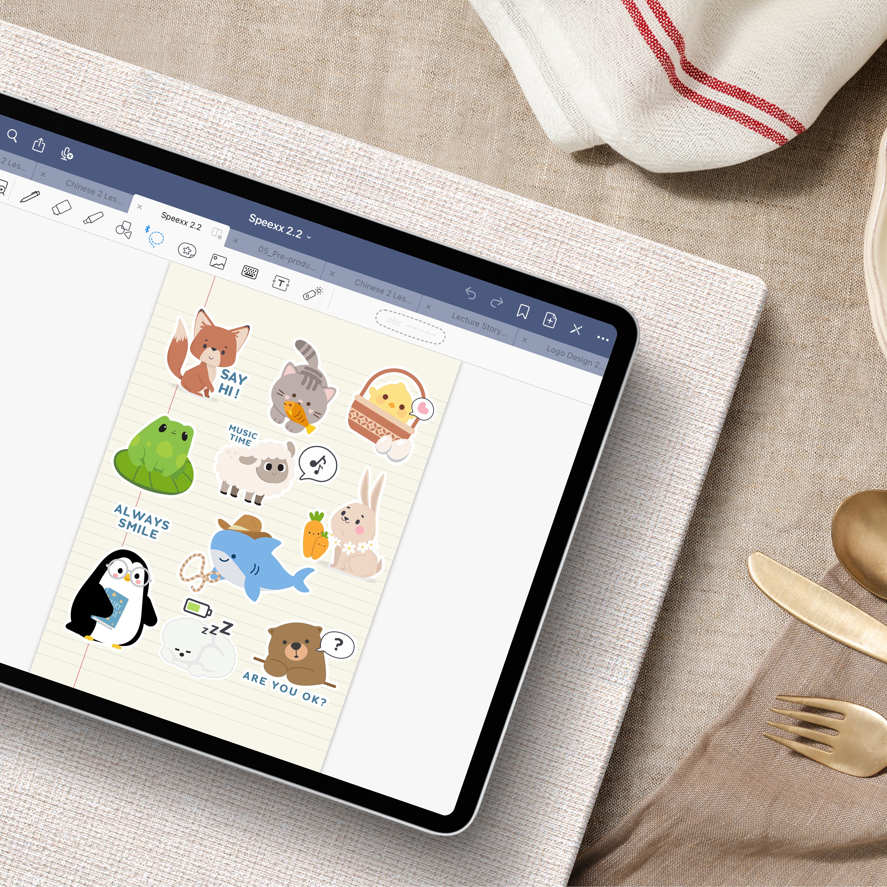 Cute Animal Digital Sticker PNG, Digital Sticker PNG Format for ...