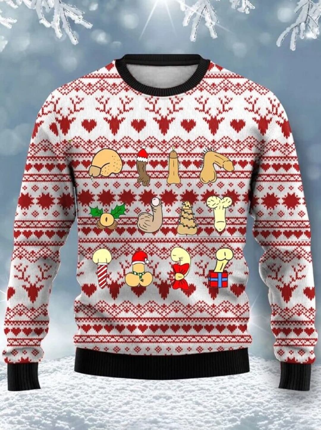 Dirty Ugly Christmas Sweater Naughty Christmas Sweatshirt - Etsy