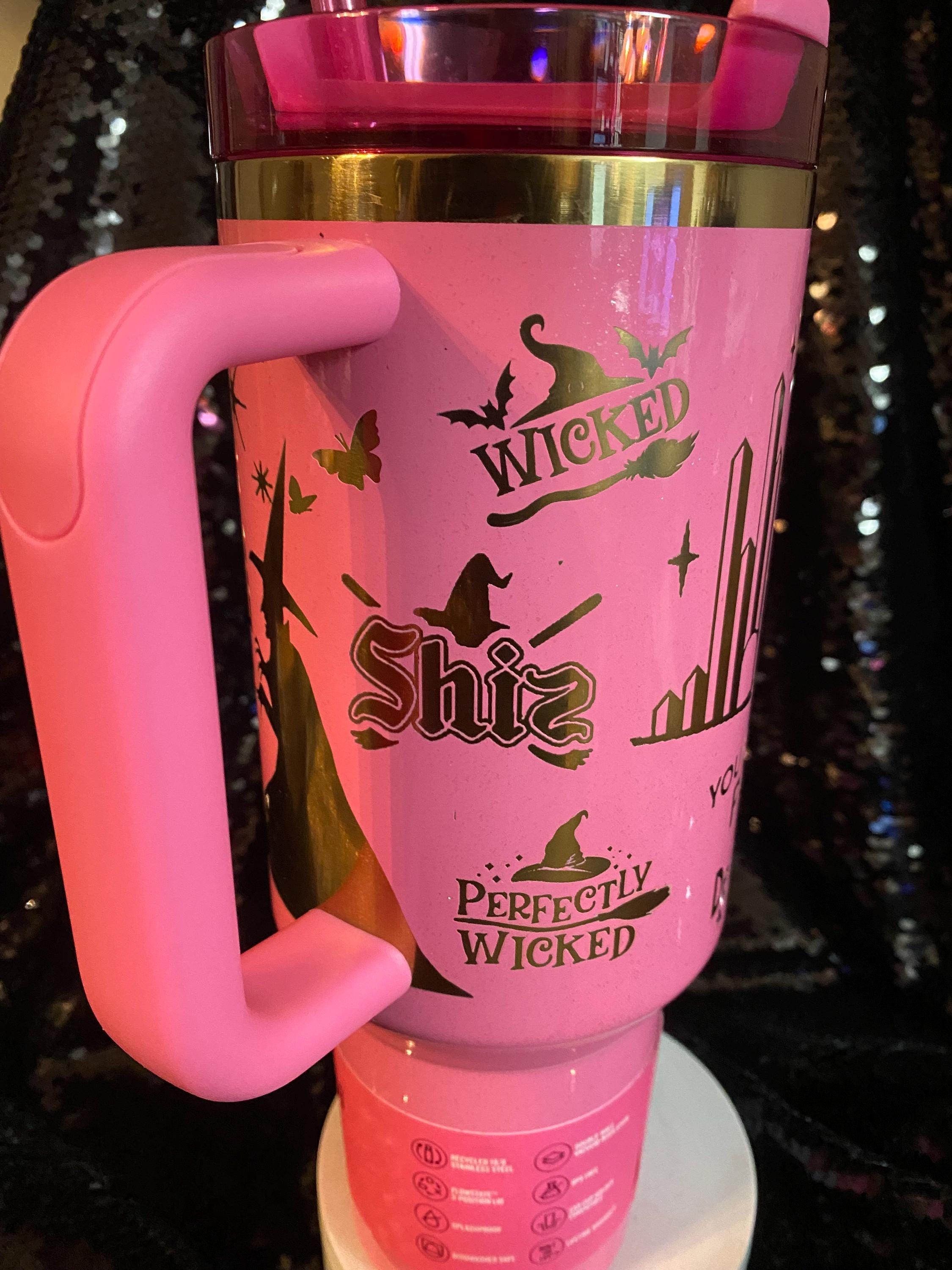 WICKED X STANLEY Collab 40 OZ Tumbler Customized Glinda Elphaba “this ...