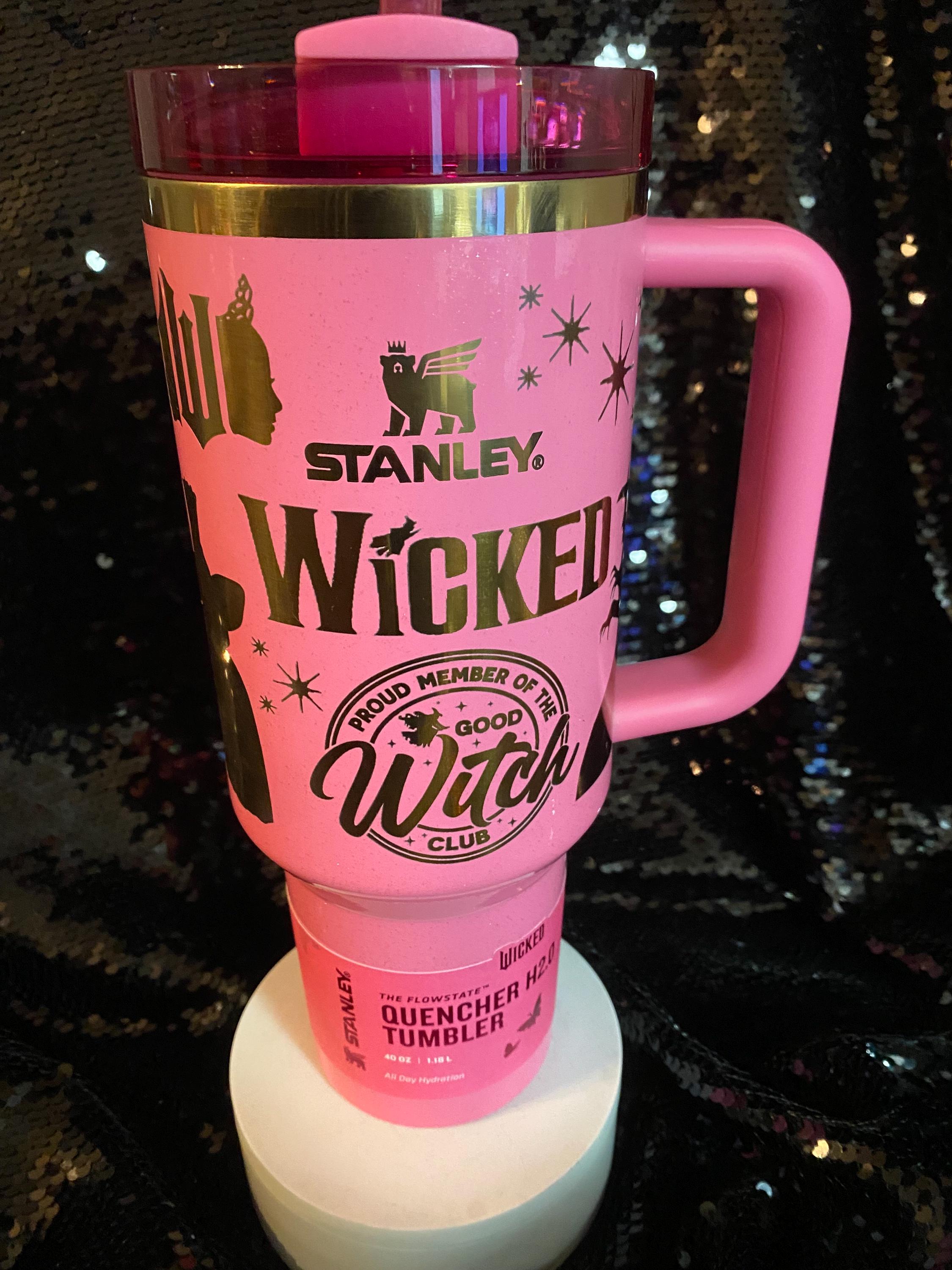 WICKED X STANLEY Collab 40 OZ Tumbler Customized Glinda Elphaba “this ...
