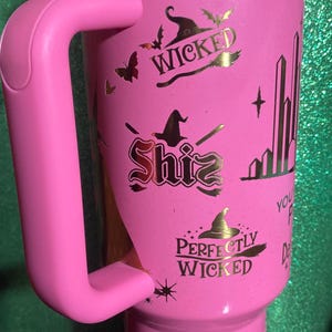 WICKED X STANLEY Collab 40 OZ Tumbler Customized Glinda Elphaba “this ...