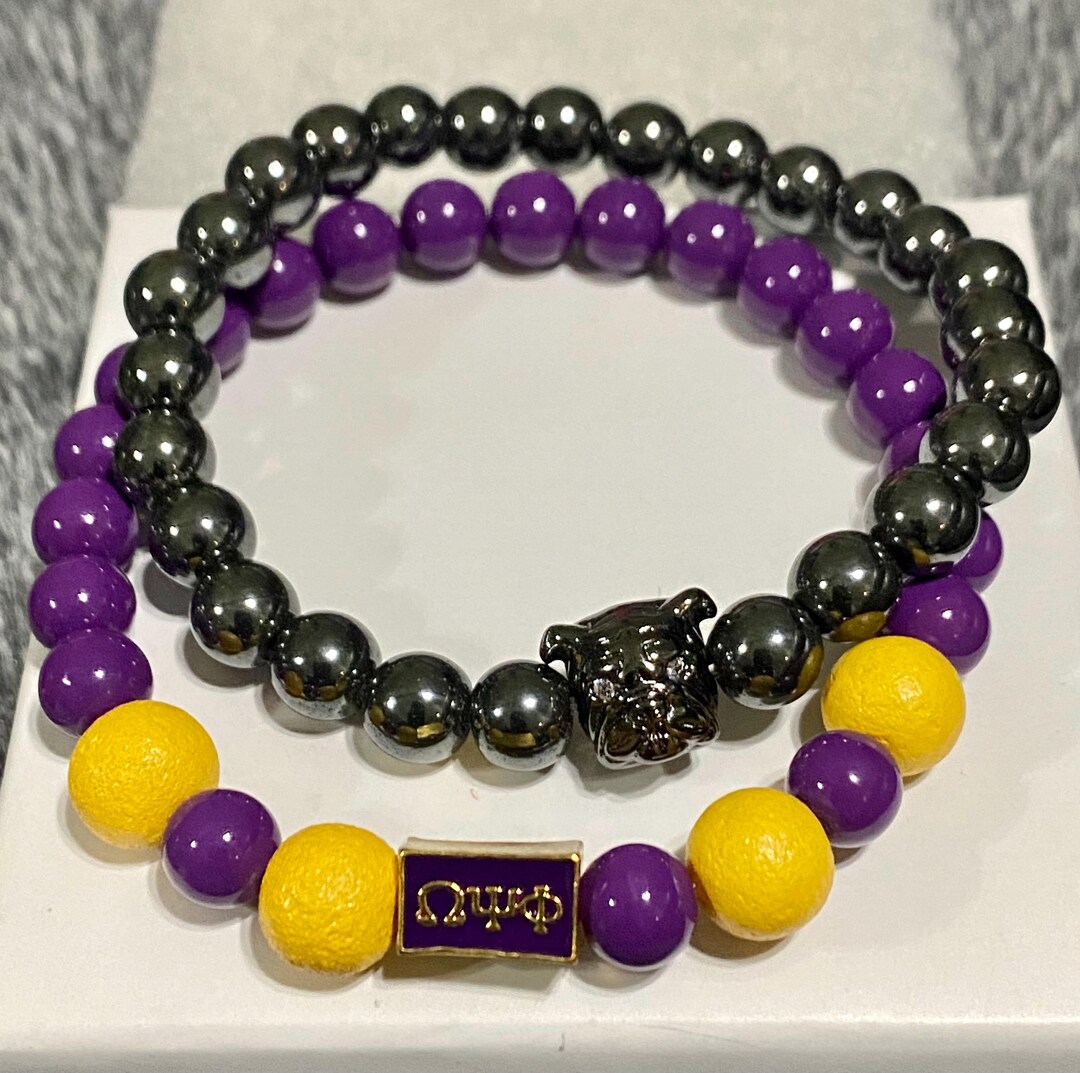 Omega Psi Phi Bracelets - Etsy