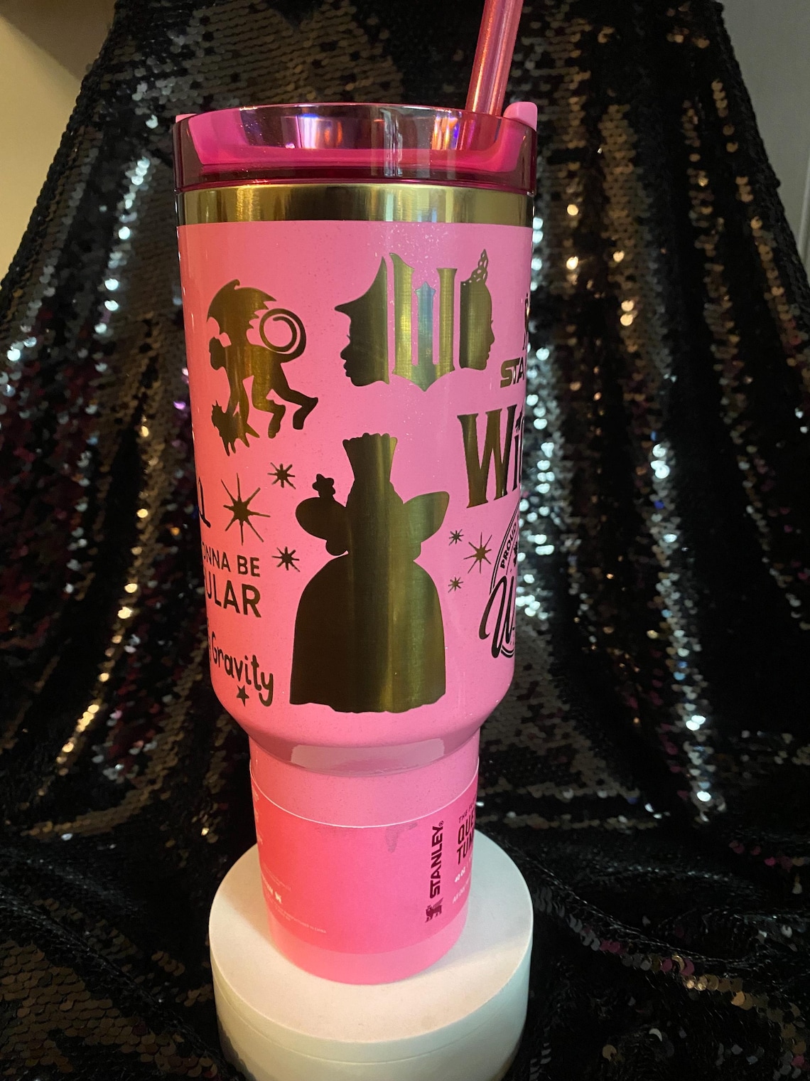 WICKED X STANLEY Collab 40 OZ Tumbler Customized Glinda Elphaba “this ...
