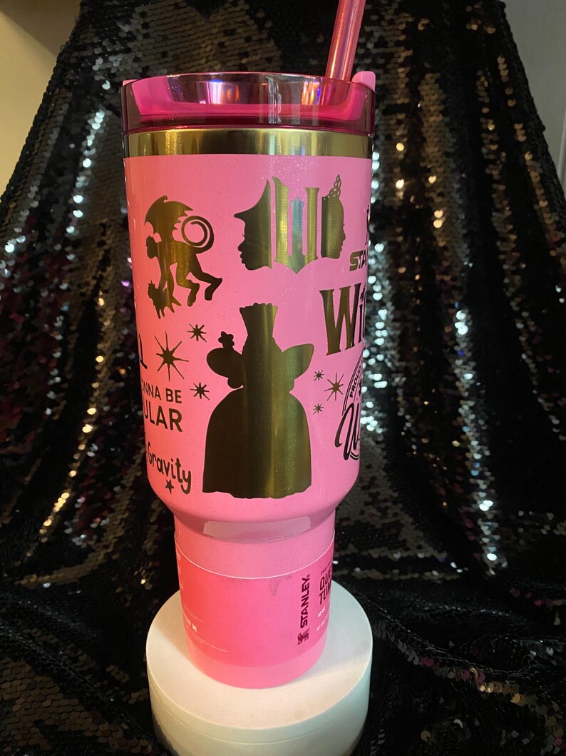 WICKED X STANLEY Collab 40 OZ Tumbler Customized Glinda Elphaba “this ...