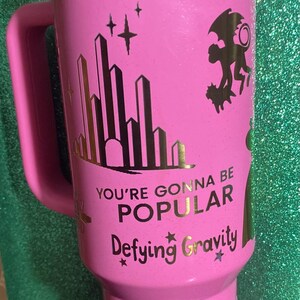 WICKED X STANLEY Collab 40 OZ Tumbler Customized Glinda Elphaba “this ...