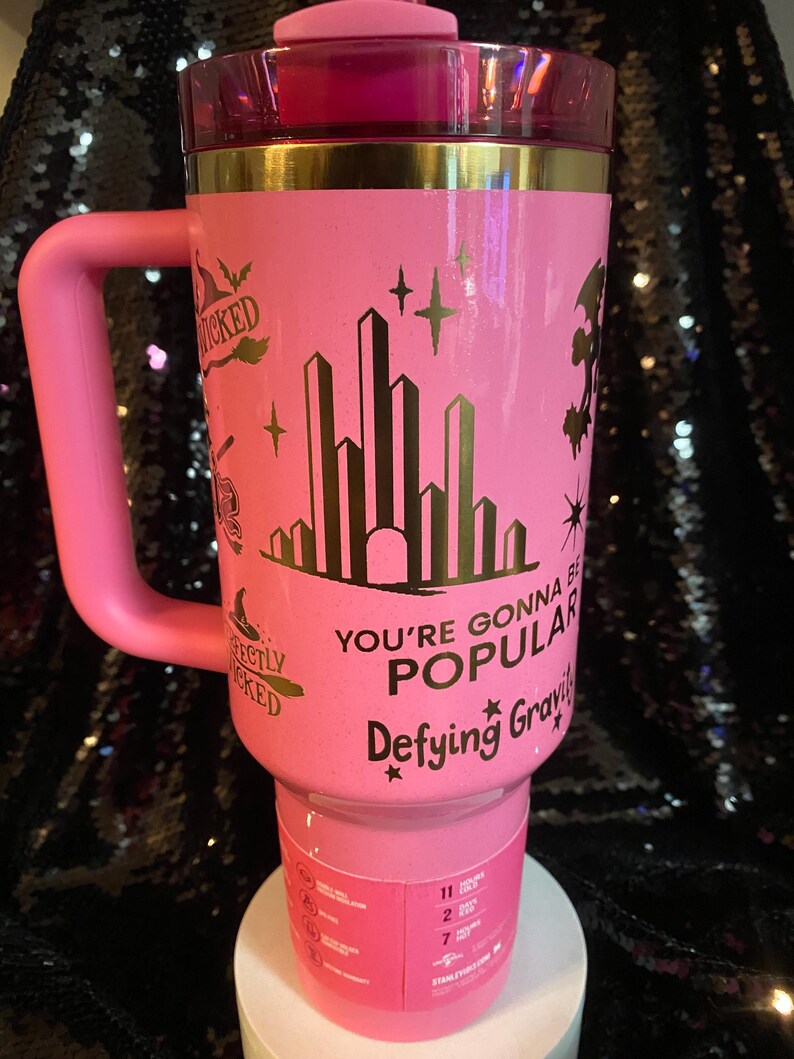 WICKED X STANLEY Collab 40 OZ Tumbler Customized Glinda Elphaba “this ...