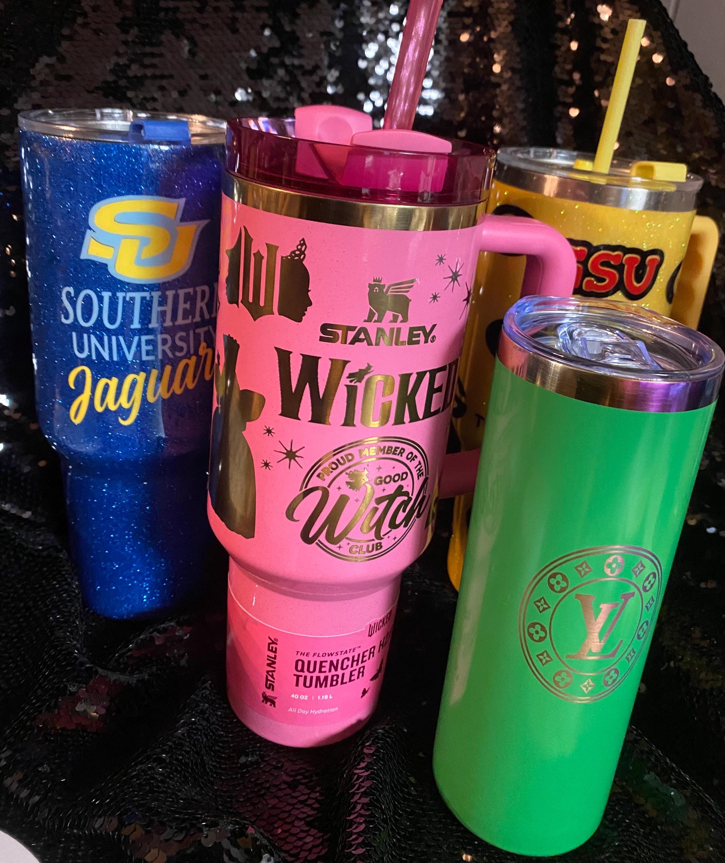 WICKED X STANLEY Collab 40 OZ Tumbler Customized Glinda Elphaba “this ...