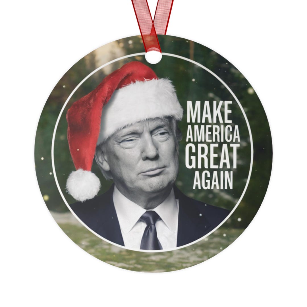 Donald Trump Metal Ornaments, Patriotic Gift, Republican Decor, USA ...