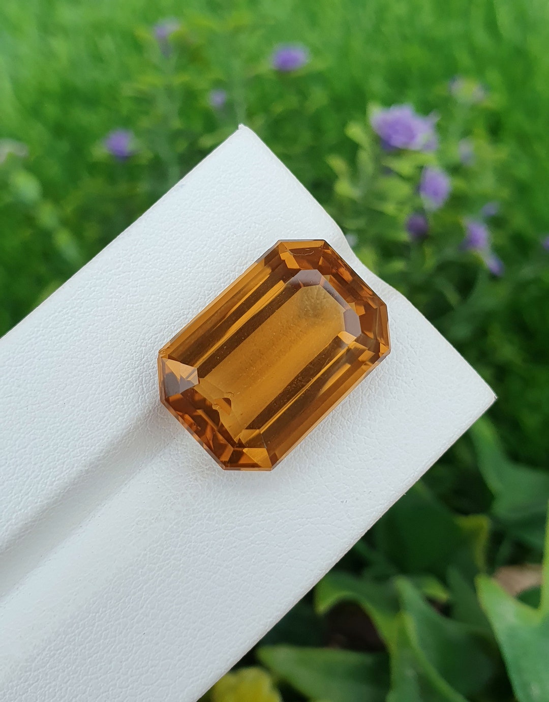 Citrine Stone Natural Orange Color Loose Facete From Pakistan - Etsy