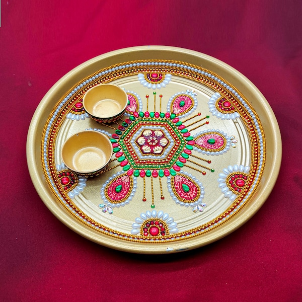Puja Tray - Etsy UK