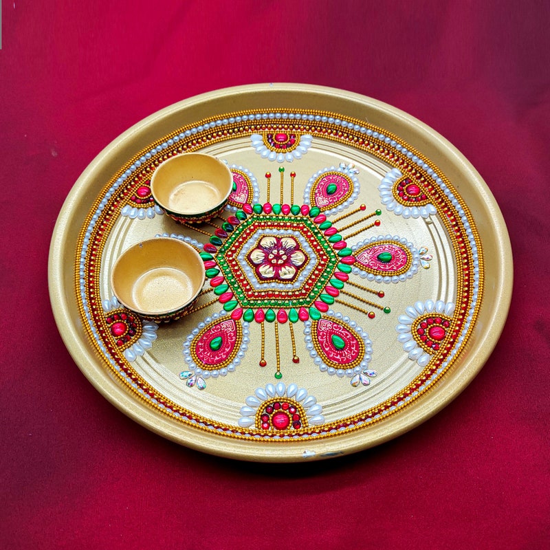 Puja Tray - Etsy UK