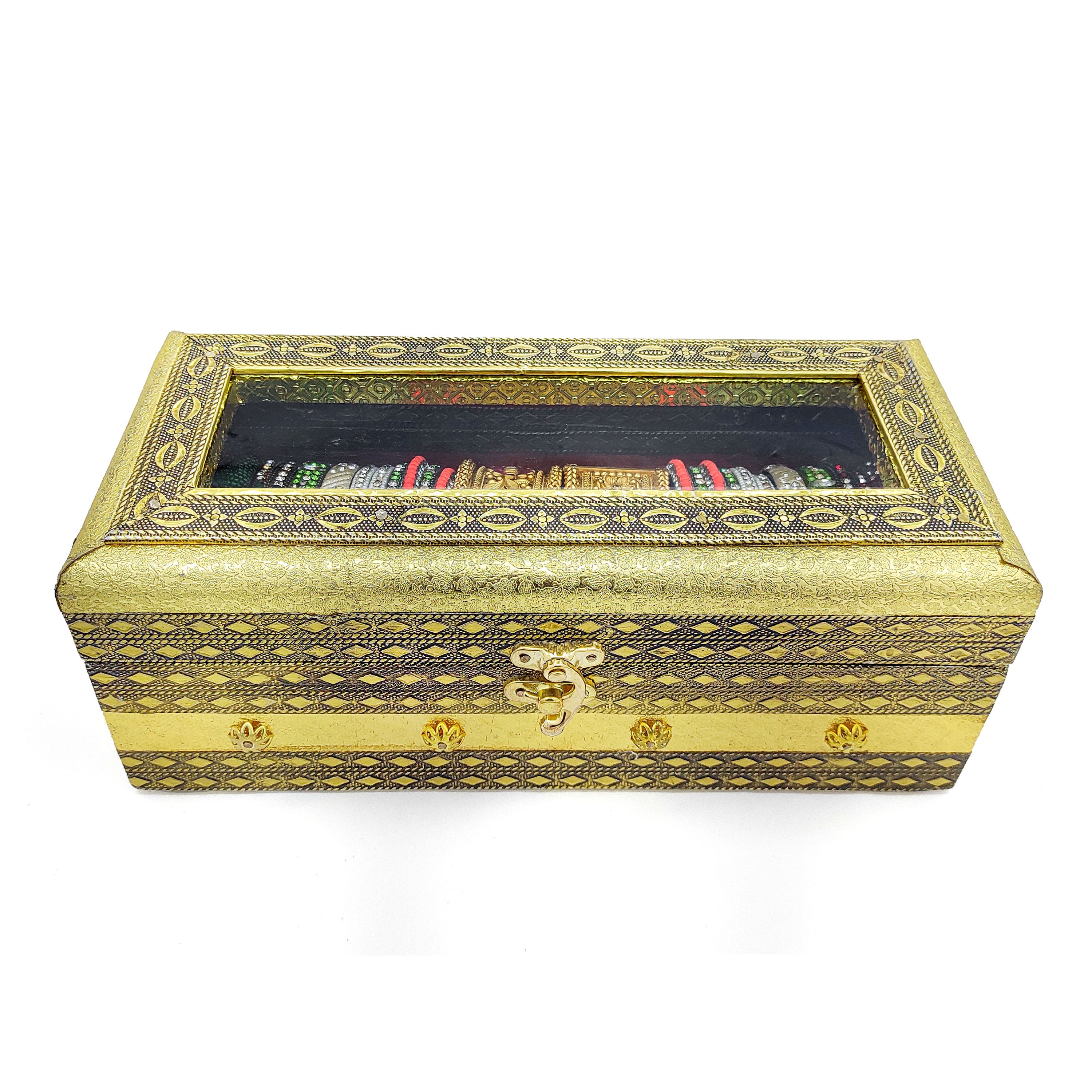 Jewelry Box, Bangle Box, Indian Wedding, Dulhan Gift, Vanity Box, Churi ...