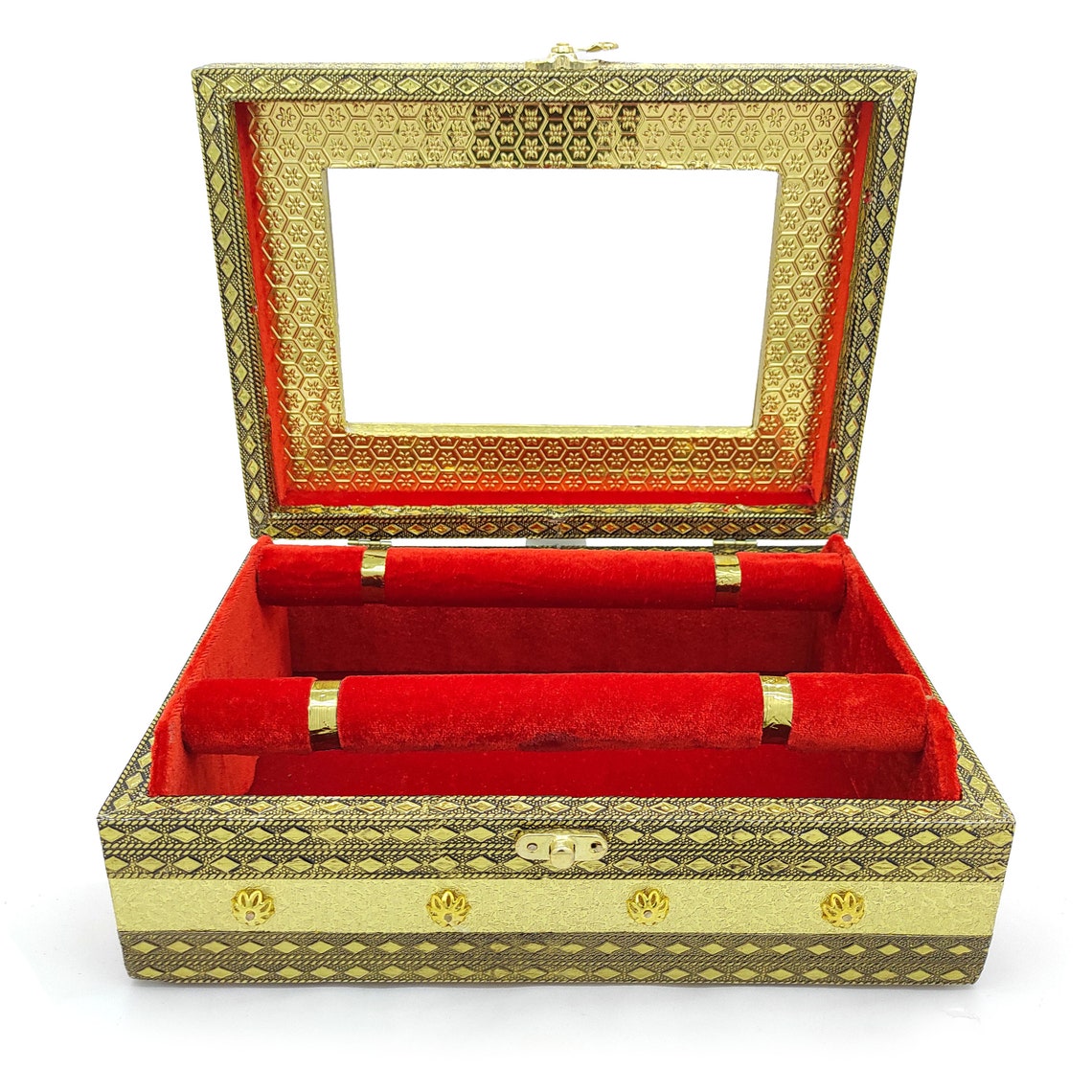 Jewelry Box, Bangle Box, Indian Wedding, Dulhan Gift, Vanity Box, Churi ...