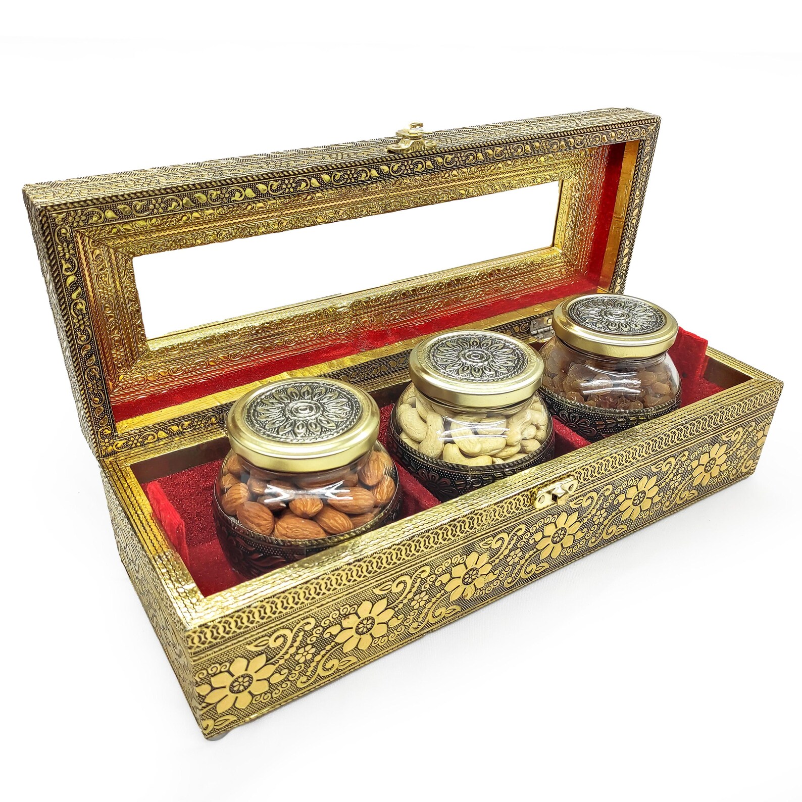 Dry Fruit Box/wooden Dry Fruit Box/sweets Box/oxidized Dry Fruit Box ...