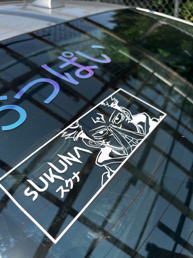 Sukuna Decal,jjk, Jujutsu Kaisen, Anime Sticker - Etsy