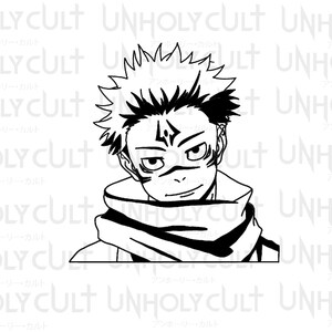 Sukuna Decal, Jjk, Jujutsu Kaisen - Etsy