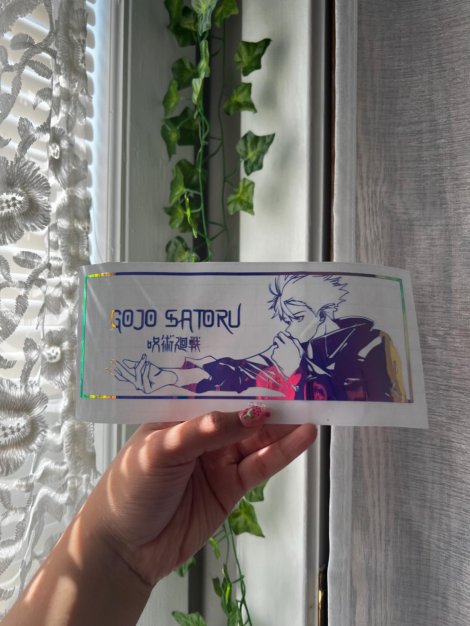 Gojo Satoru Decal, Jjk, Jujutsu Kaisen, Sticker - Etsy