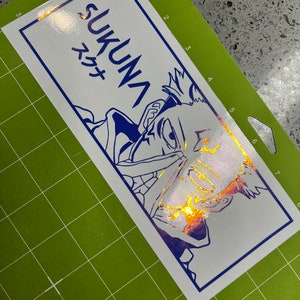 Sukuna Decal,jjk, Jujutsu Kaisen, Anime Sticker - Etsy