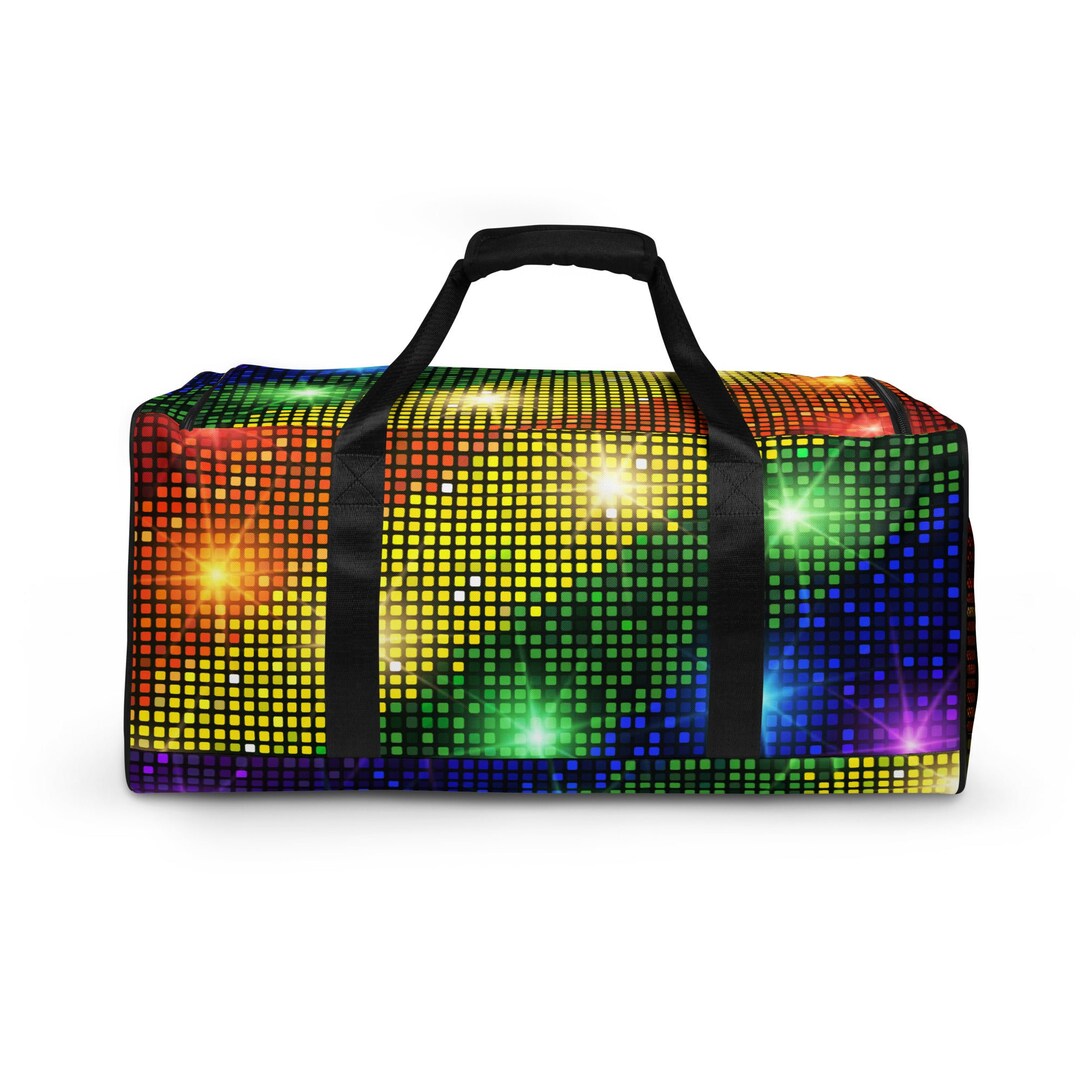 LGBTQ Pride Duffle Bag Rainbow Bag All-over Print Sparkling - Etsy