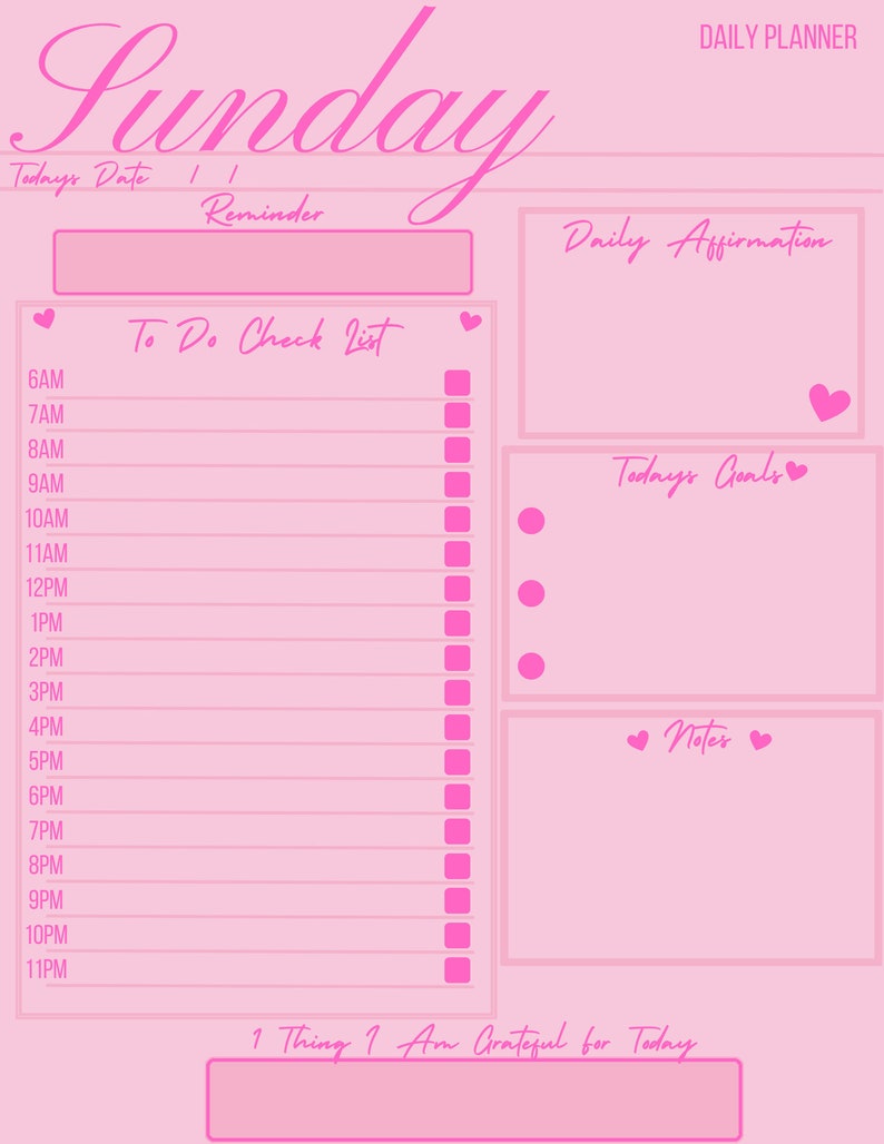 Revolutionize Your Routine With Our Digital Daily Planner, Organize ...