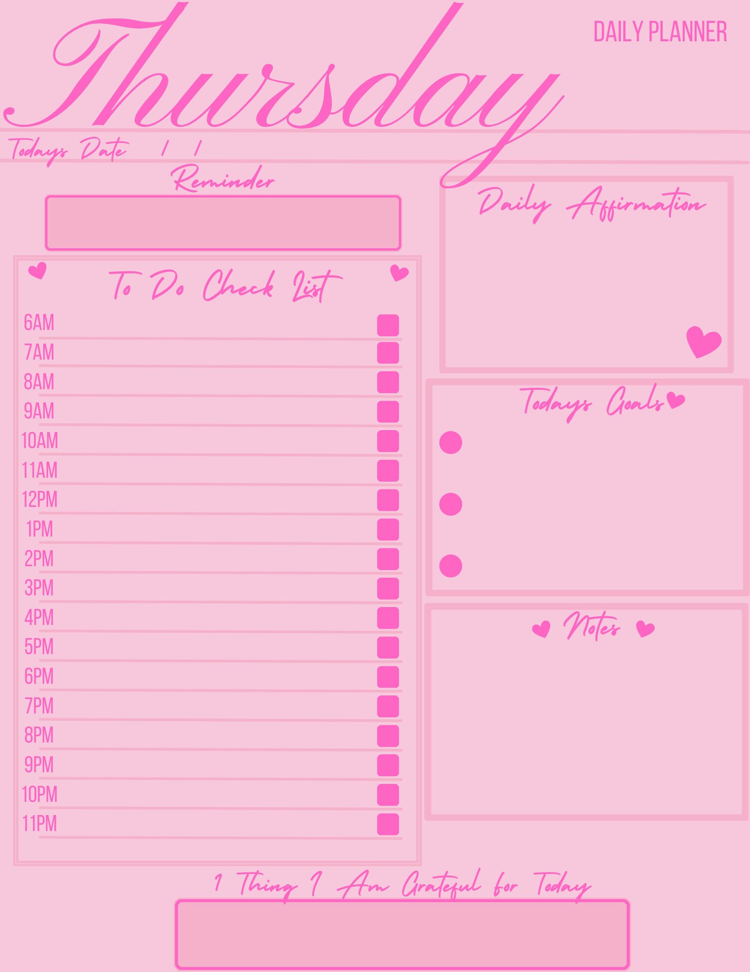 Revolutionize Your Routine With Our Digital Daily Planner, Organize ...