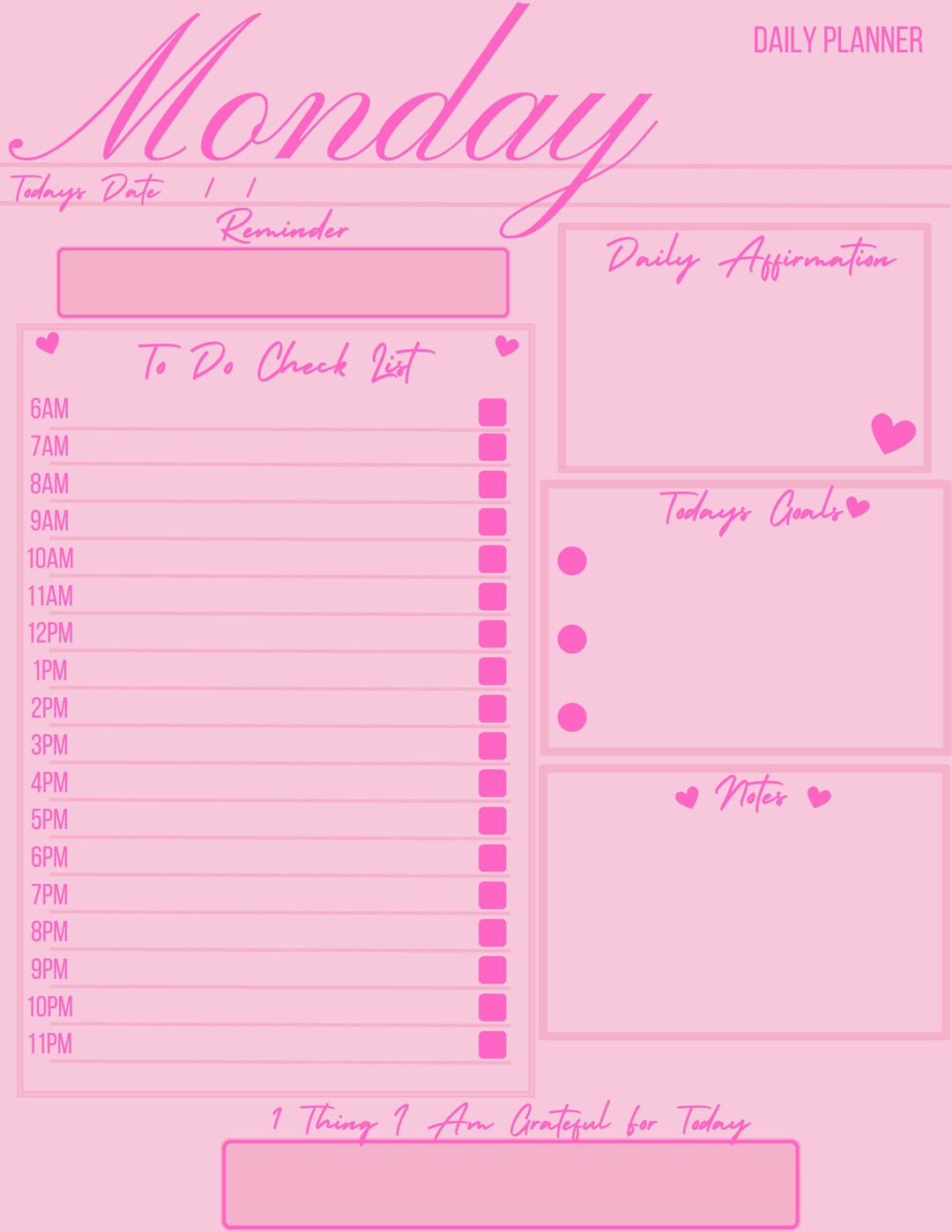 Revolutionize Your Routine With Our Digital Daily Planner, Organize ...