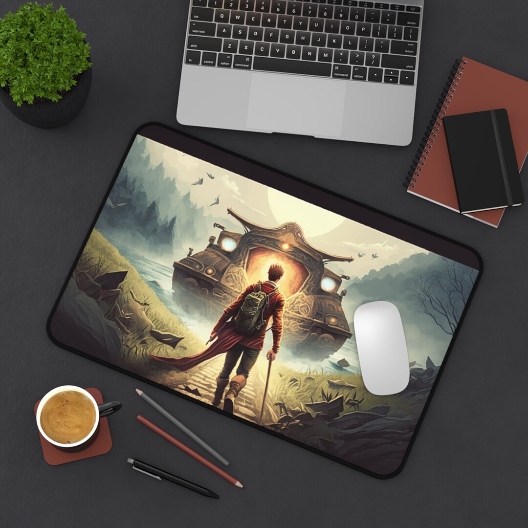 A Heroes Journey Mouse Pad & Desk Mat: Vibrant Colors, Dynamic Vector ...