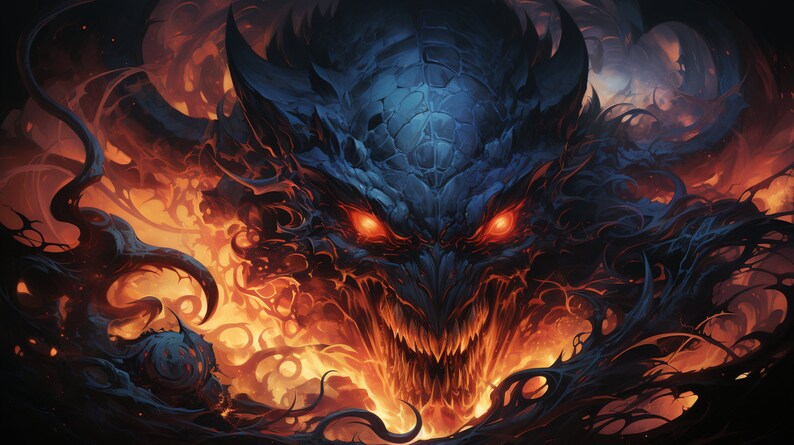 Demons Arise Desk Mats - Etsy