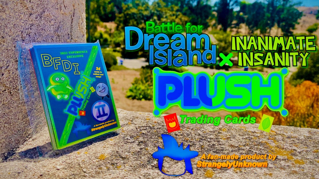 BFDI and Inanimate Insanity Plush Trading Cards 2023 Experience 2024 ...