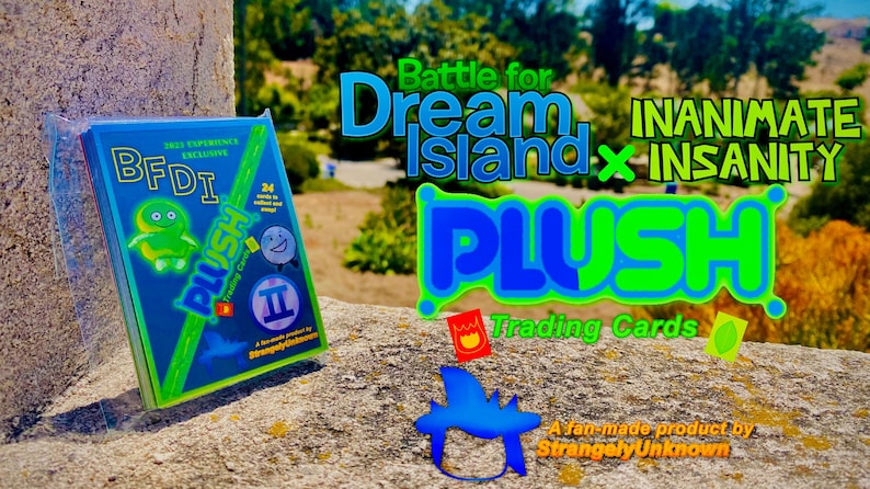BFDI and Inanimate Insanity Plush Trading Cards 2023 Experience Series ...