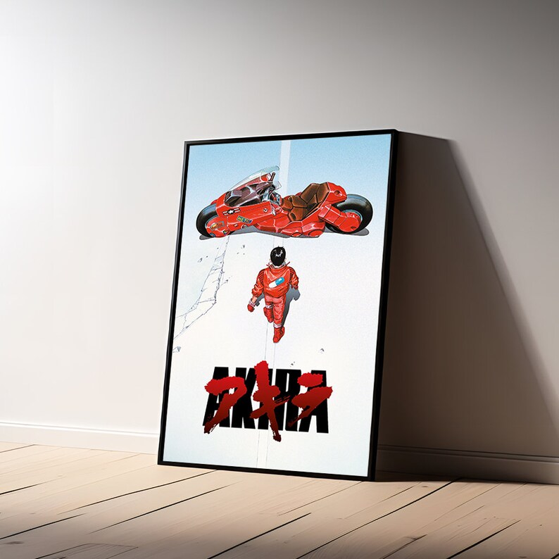 AKIRA Movie Poster Wall Art Prints Art Poster Canvas - Etsy